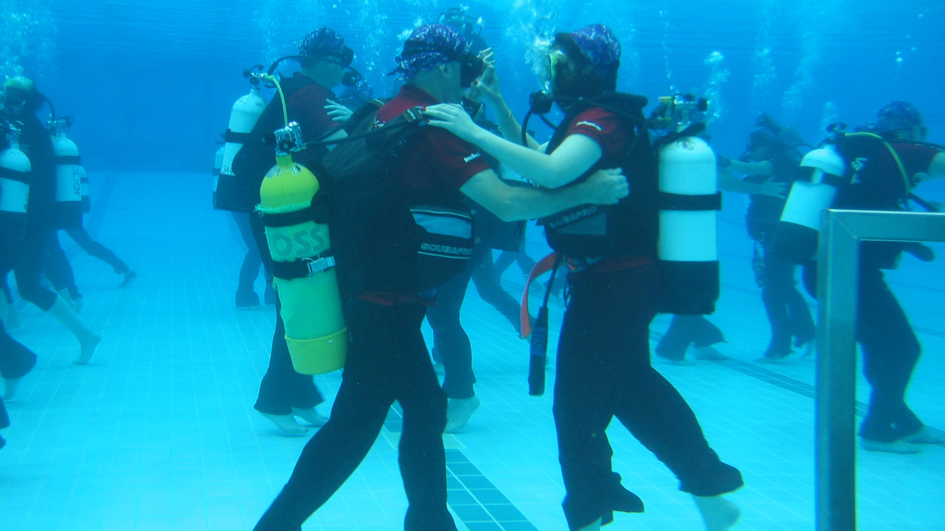Underwater cha-cha class broke record that still stands 20 years on